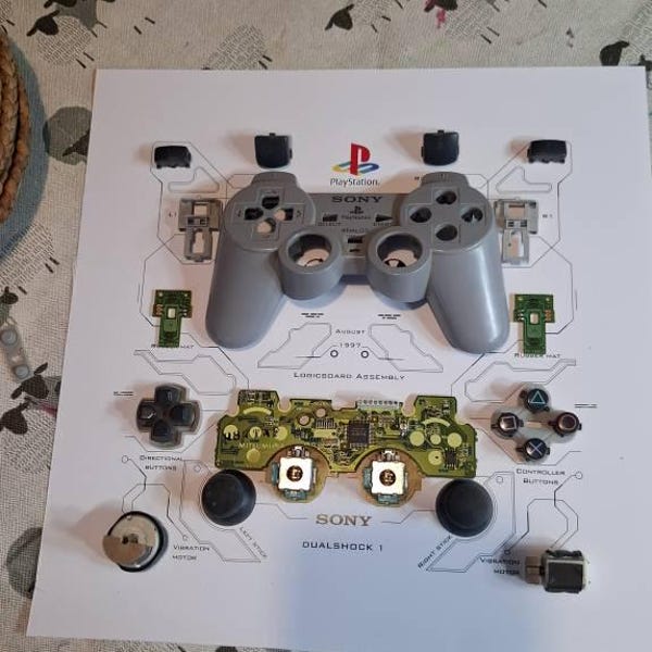 Nintendo Wii Remote Controllers Teardown Digital Template - Etsy