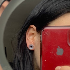 Bone Fake Gauge Pincher for Pierced Ears Faux Ear Gauges - Etsy