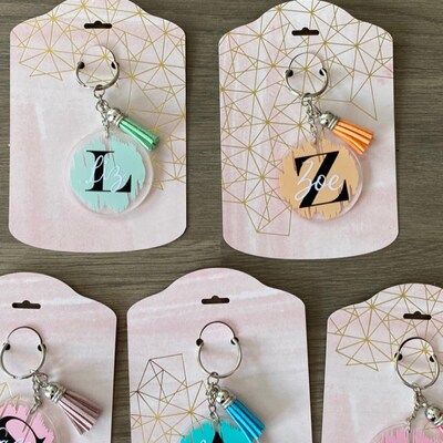 30 Keyring Display Card Svg Bundle, Keyring Display Card Template ...