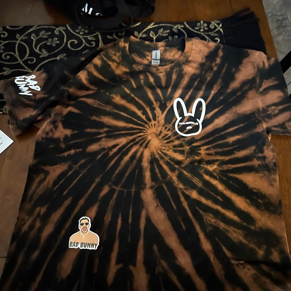 Bad Bunny Reflective Bleached Shirt, Fast Shipping, Un Verano Sin Ti ...