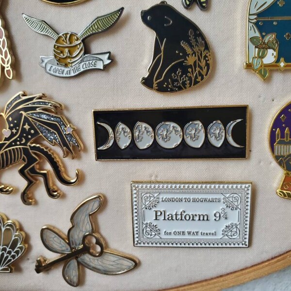 Scorpion Pin W/ Red Glitter Lightning Bolt - Etsy