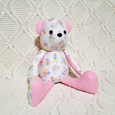 PDF Bailey Bear Memory Bear Sewing Pattern, Beginner Memory Bear Sewing Pattern, Video Tutorial ...