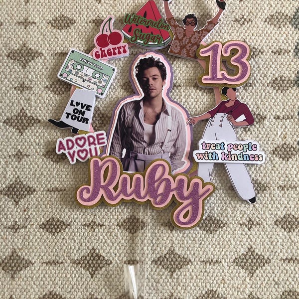 Harry Styles Cake Topper, Harry Styles Party - Etsy UK