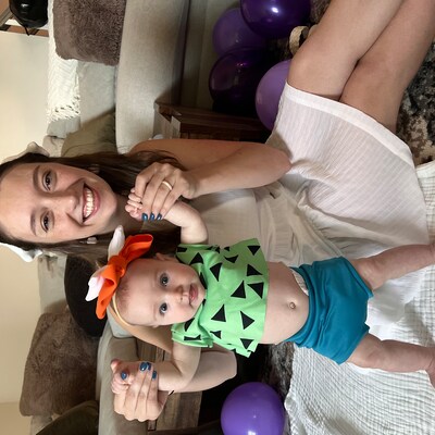 Pebbles Costume, Baby Pebbles Halloween Outfit, Toddler Halloween ...