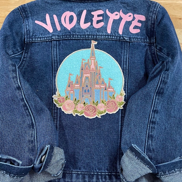 Disneyworld Castle Patch, Iron on Patch, Sew on Patch, Patches for ...