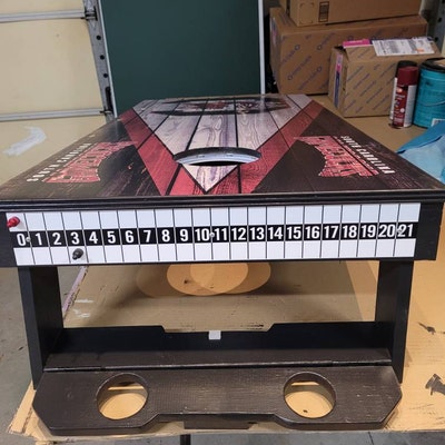 Upright Magnetic Scoreboard, Cornhole Bag or Washer Toss or Kan Jam ...