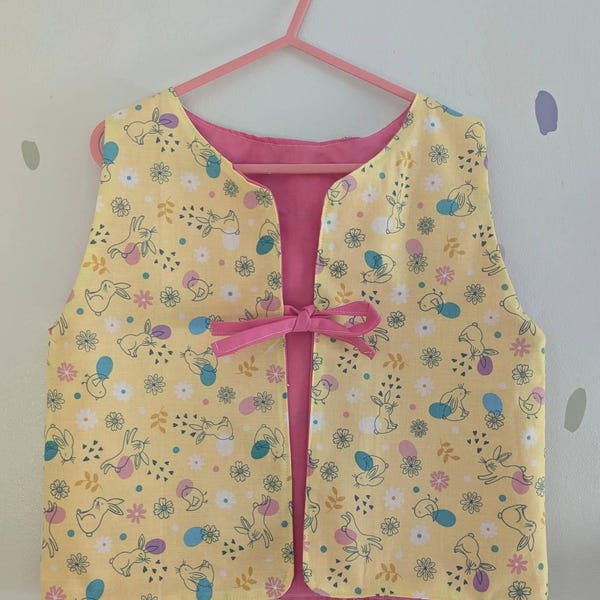 Reversible Vest Sewing Pattern for Kids, Baby and Toddler – Easy ...