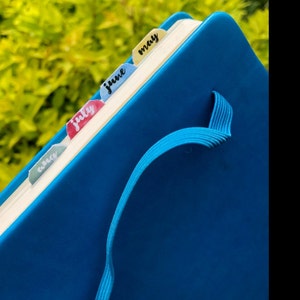 Watercolor Divider Tab Stickers, Planner Stickers, Bullet Journal ...