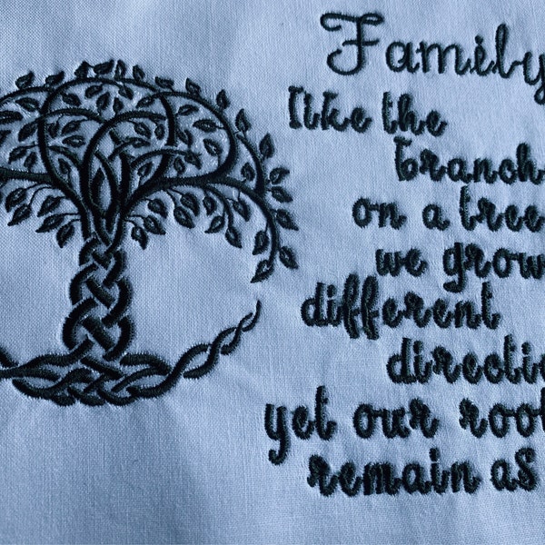 Celtic Tree of Life - Machine Embroidery Design 3 Sizes /tree Machine ...