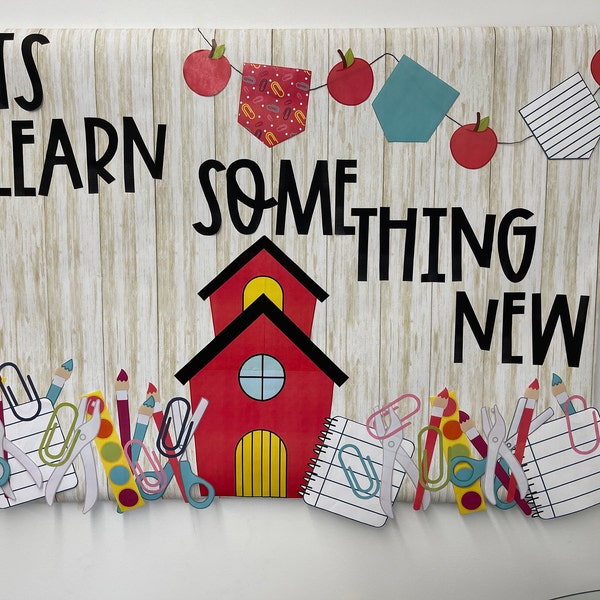 Welcome Back - Back to School - Fall Bulletin Board Kit - Etsy