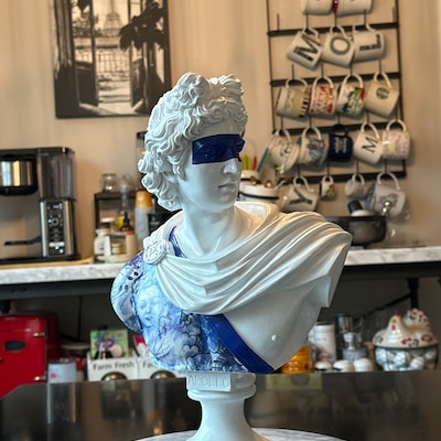 Giant Neon Pink David Statue Large Size Michelangelo Bust Museum ...