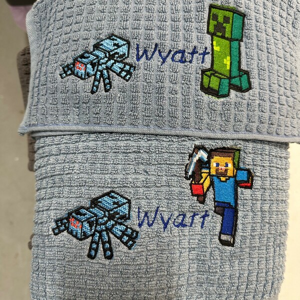 Minecraft Creeper Embroidery Design (digital File) - Etsy