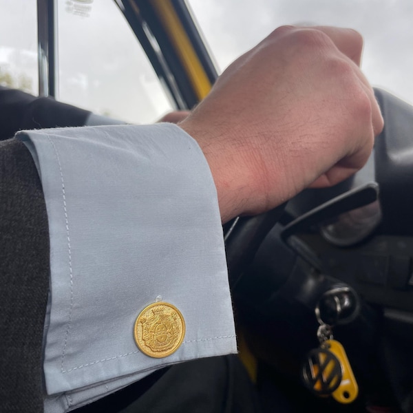Personalized Coat of Arm Cuff Links With Sterling Silver,custom ...