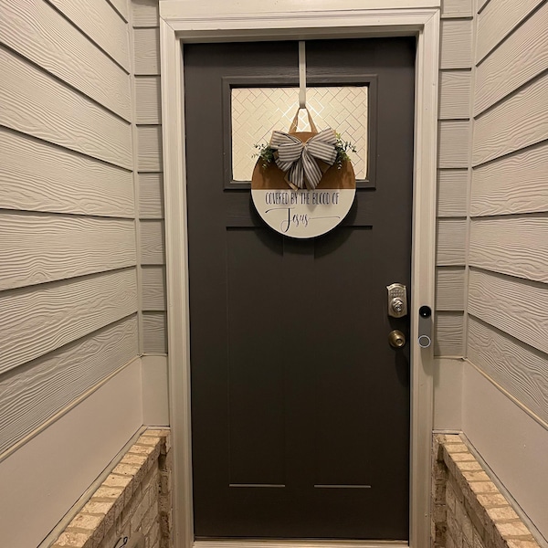 Front Door Hanger | Everyday Door Sign | Christian Door Hanger ...
