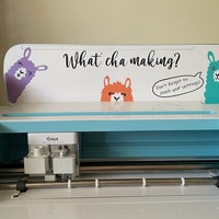 What 'cha Making Llamas Svg, Cricut Lid Decal Svg, Cute Llama Svg ...