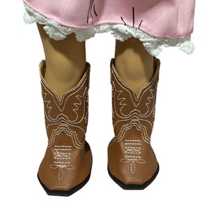 Cowboy Boots 18 Inch Doll Clothes Shoe Pattern Fits Popular 18" Dolls ...