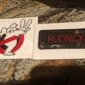 Ghostbusters 2 GB2 Name Patch Custom Iron on Patch or Hook & - Etsy