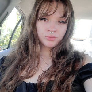 Moth Nose Ring Piercing Deaths Head Nose Septum Helix 15mm Ring 20g 0 ...