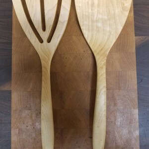 Large Handmade Slotted Wooden Spatula Wood Kitchen Utensil for - Etsy