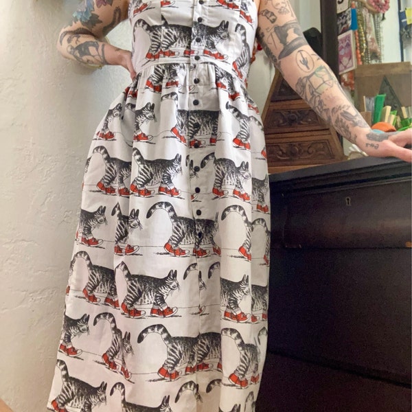 Buttondown Dress Pattern: Rosa Sundress, Mini & Midi (PDF Sewing ...