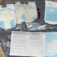 Set of Preemie NICU Nappies / Diapers silicone & Reborn Doll Safe ...