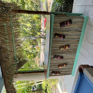 1 Lampac Bamboo Matting Roll Wall Covering Grt 4 Tiki Thatch Bar - Etsy