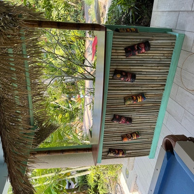 1 Lampac Bamboo Matting Roll Wall Covering Grt 4 Tiki Thatch Bar - Etsy