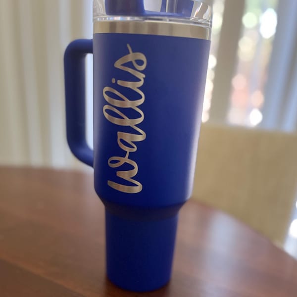 Personalized Stanley Tumbler: Engraved 40oz Adventure Quencher - Etsy