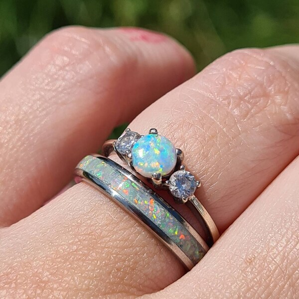 Dense Twist Pattern Damascus Stainless Steel Wedding Ring - Etsy