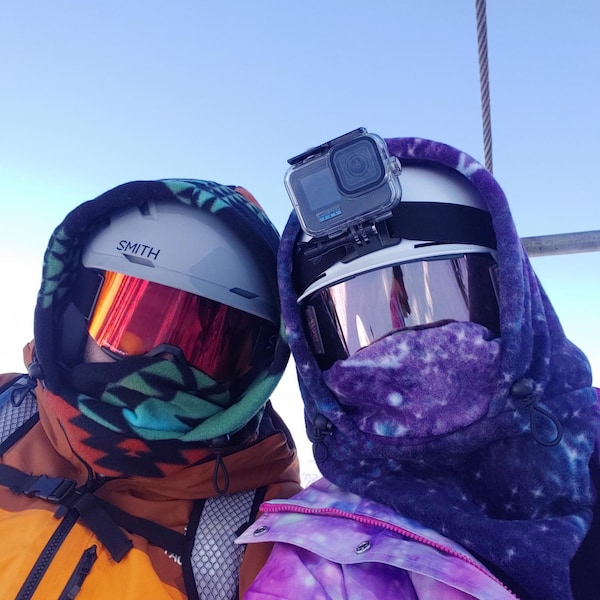 Fleece Ski Hood, Helmet Hood, Balaclava, Snoid Super Warm and Cozy ...