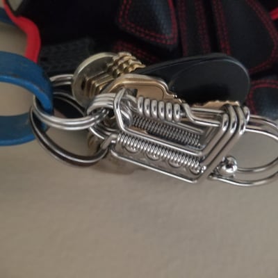 Minimalist Unique Wire Wrapped High Quality Stainless Steel Carabiner ...