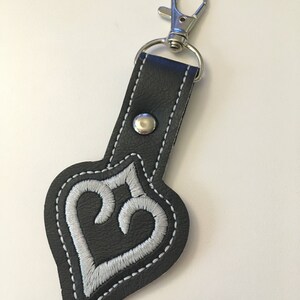 FFXIV Embroidered Job Icon Logo Soul Stone Keychain Fob Reaper - Etsy