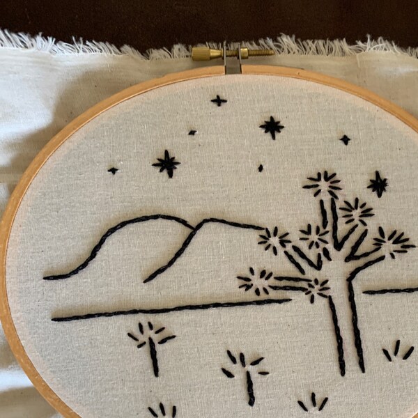 Simply Joshua Tree | PDF 3" Embroidery Template | PDF Digital Download ...
