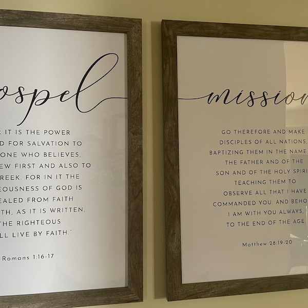 Matthew 28:19-20 Scripture Wall Art, Printable Wall Art, Bible Verse ...