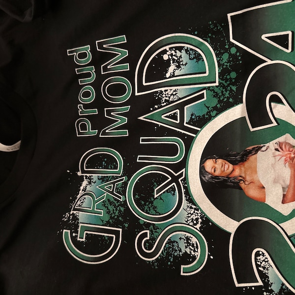 Personalized Grad Squad Family Shirt, Graduate Photo Shirt, Finally ...