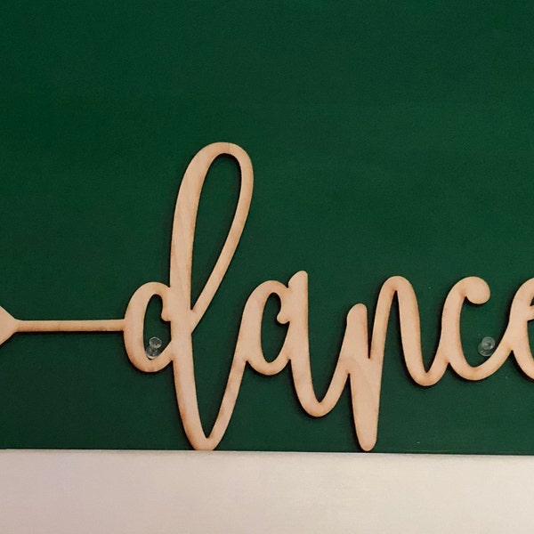 Dance Arrow Wood Sign - Wood Sign Art, Wooden Sign, Laser Cut Wood ...