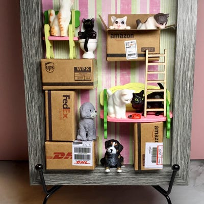 4pcs Super Cute Mini Cupcakes Mini Dessert Set Mini Pastries for Mini ...