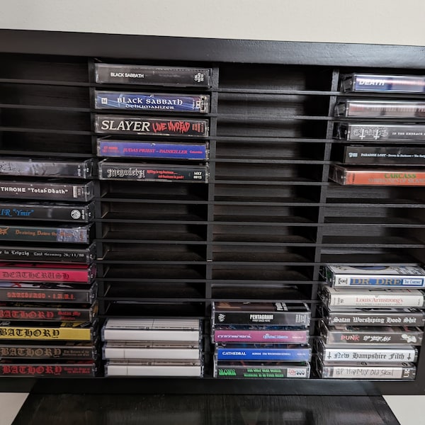 60 Slot Cassette Tape Holder - Etsy
