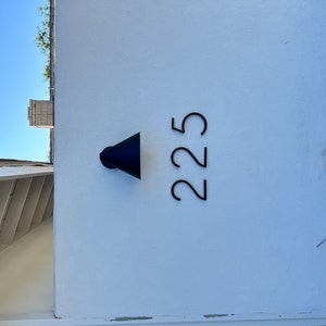 THIN MODERN Black Sign Letters for Street Address Signs and House ...