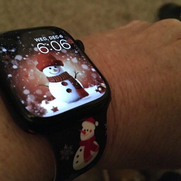 Christmas Santa Apple Watch Wallpaper, Cute Santa Claus Christmas Watch ...