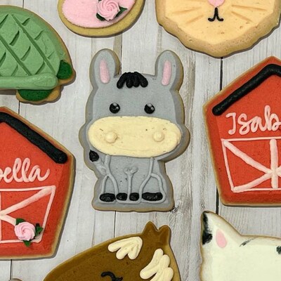 Chubby Donkey Cookie Cutter - Etsy