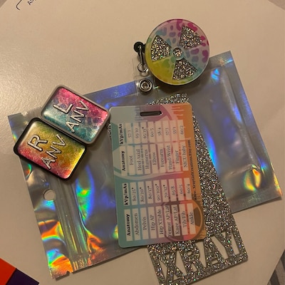 MRI Safe Badge Reel Mri Tech Badge Holder radiology Badge Reel MRI MRI ...