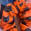 Personalized Cat Faces Scrunchie Hair Tie, Funny Cat Faces Scrunchy ...