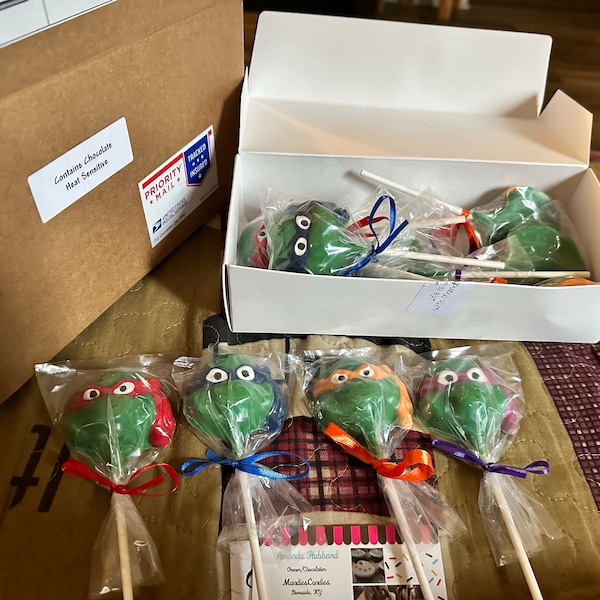 One Dozen Masked Turtle Lollipop Sucker Party Favors - Etsy