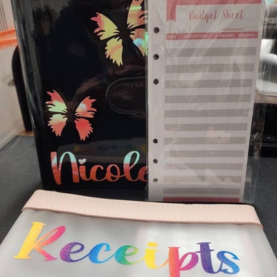 Bank Bag Cash Envelope System Deposit Pouch A6 Binder Budget Binders ...