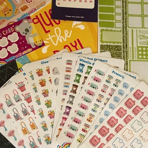 36 Cute Dusting / Chores / Duster Planner Stickers - Etsy