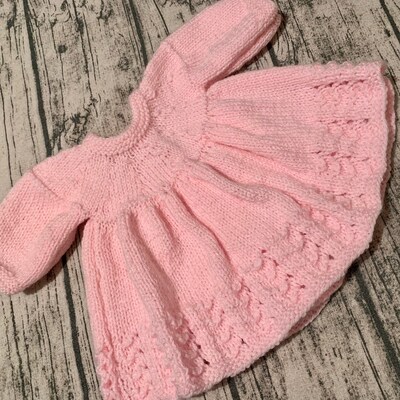 UK/EU SELLER Vintage Pdf Knitting Pattern Baby/girl/prem/doll - Etsy UK