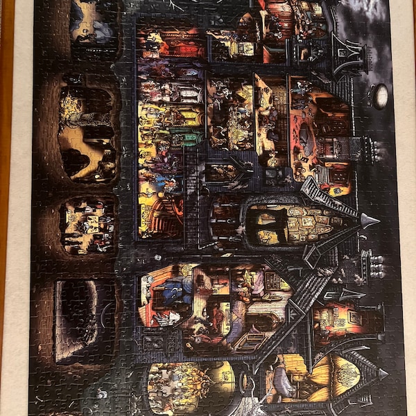 Edgar Allan Poe Macabre Mansion 1000 Piece Jigsaw Puzzle - Etsy