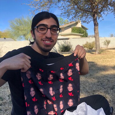 Custom Gift Wrapping Paper With Face Personalized Christmas Wrapping ...