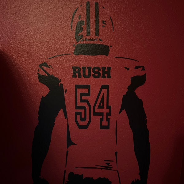 Personalized Custom Basketball Player Air Wall Decal - Choose Your Name ...